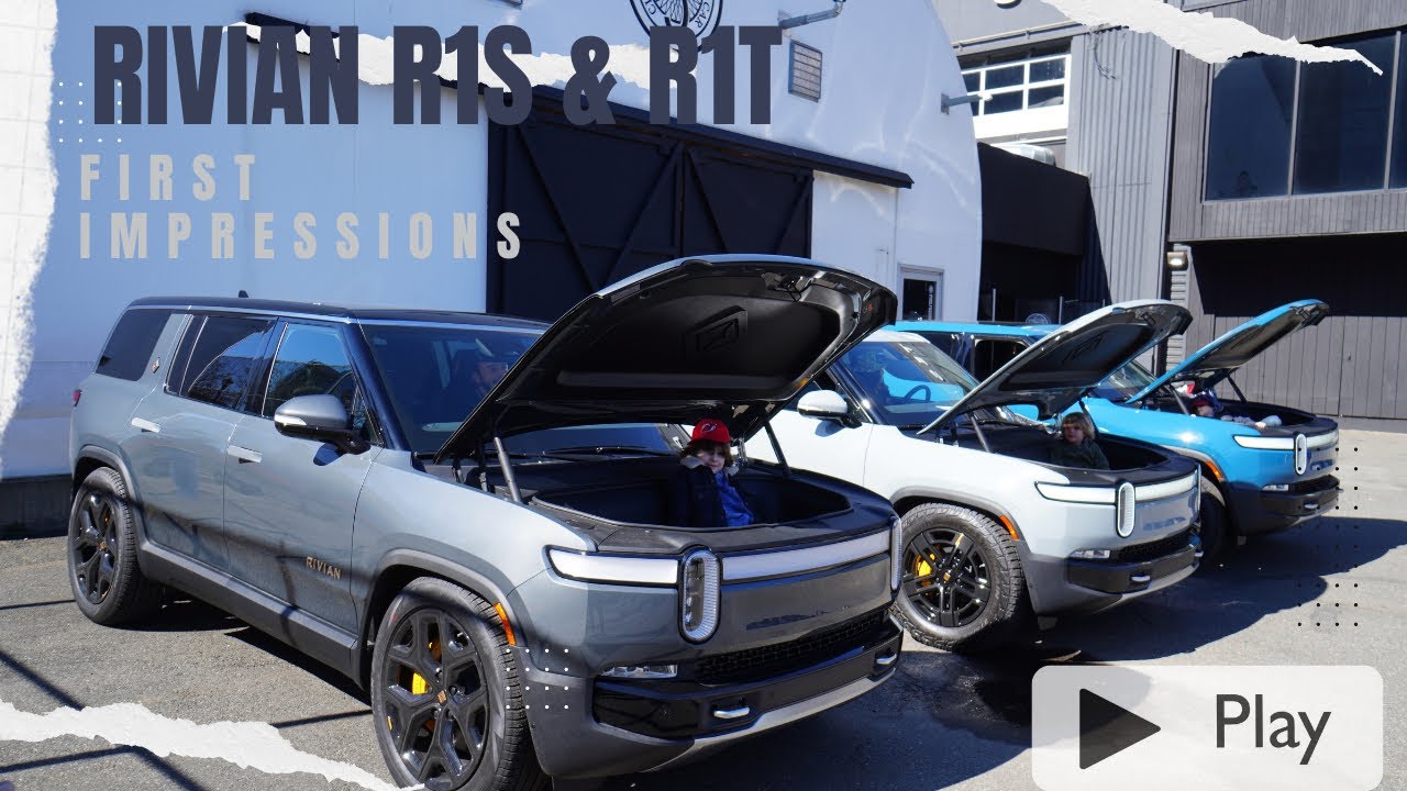 We finally ride in a Rivian R1S a year after ordering one! Rivian R1S ...