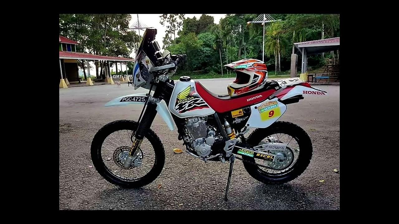 Honda XR250l 1997 rally dakar cockpit - YouTube