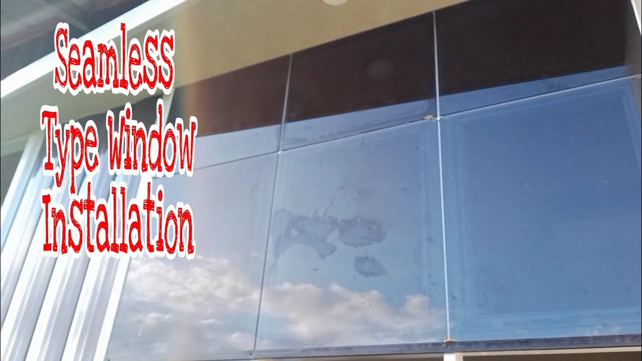 Paano Mag kabit ng glass sa awning panel in seamless application? - YouTube