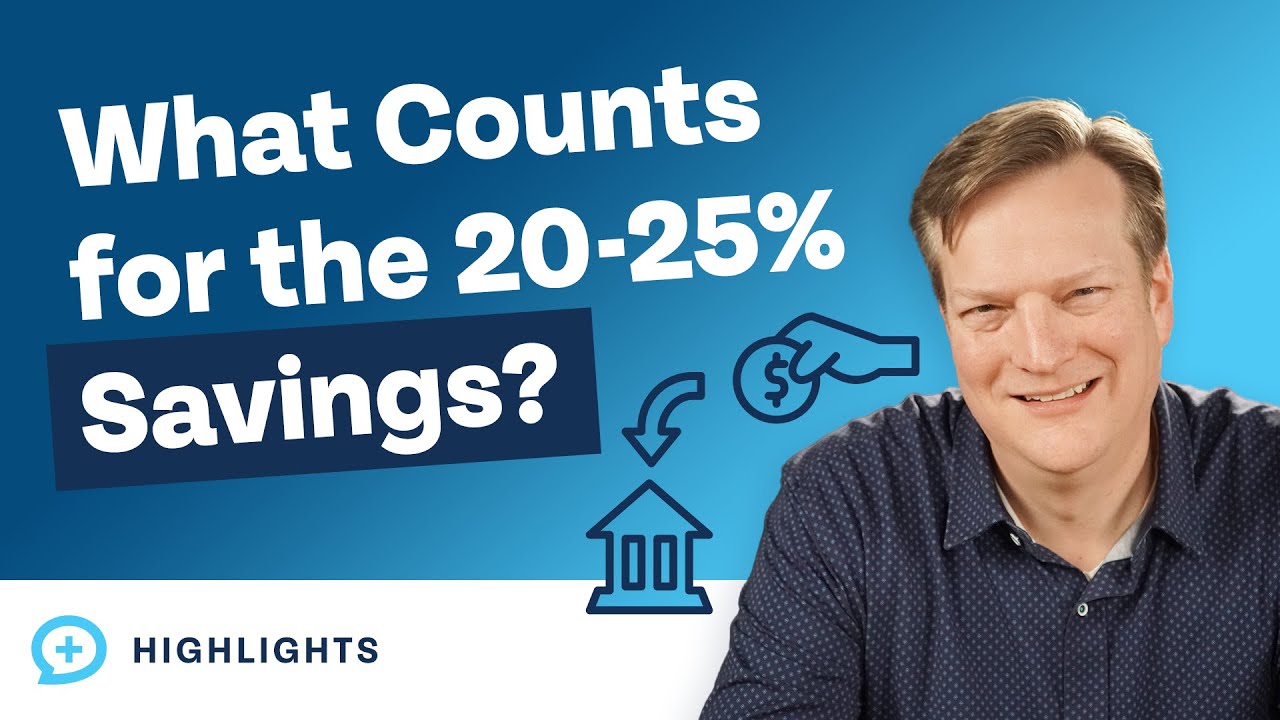 What Qualifies for Your 20-25% Savings Rate? - YouTube