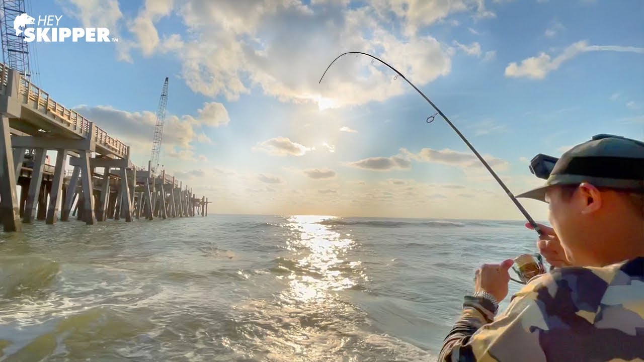 Fishing UNDER The Pier? Easy way to get on fish! - YouTube