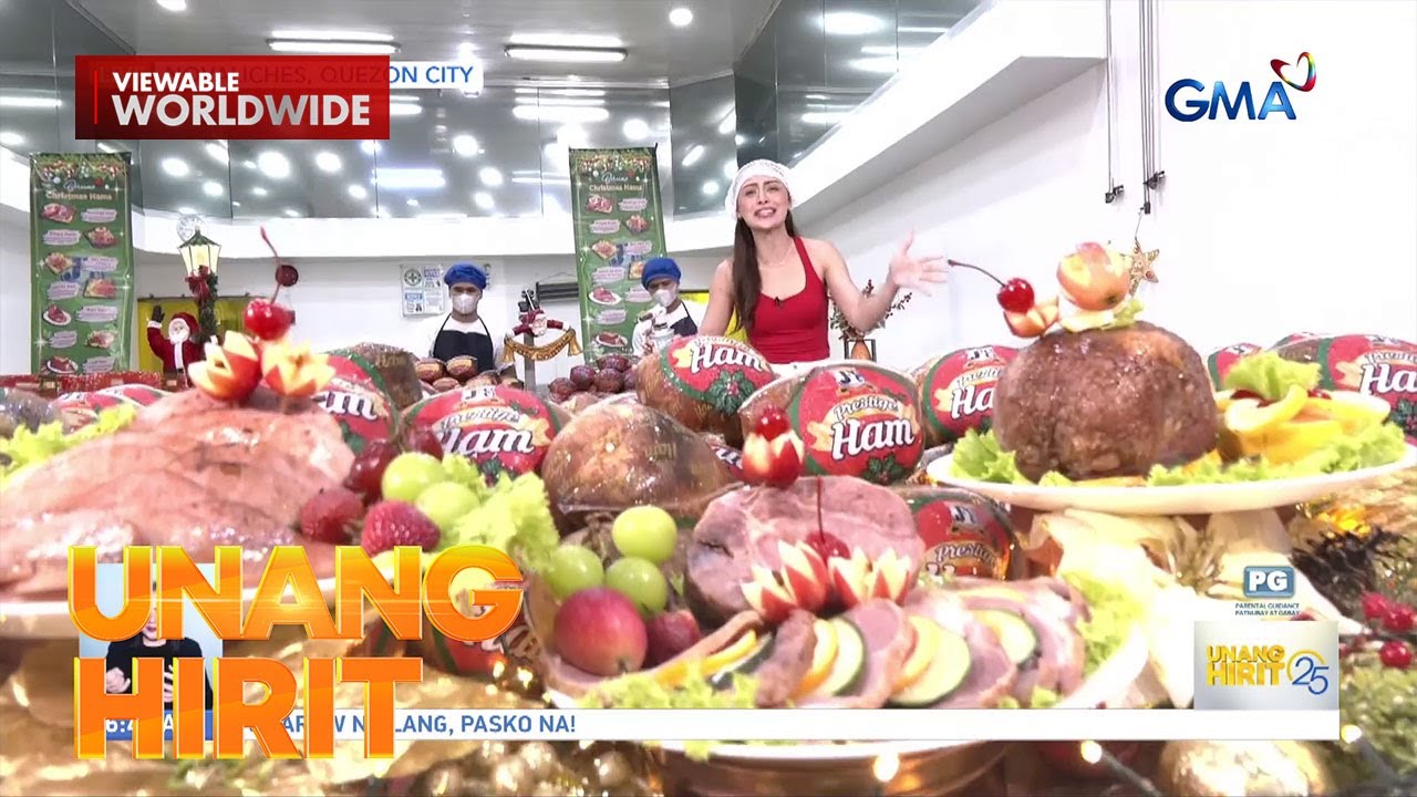 Paskong Pinoy ham: Ham-sarap ng handa 100 days before Christmas | Unang ...