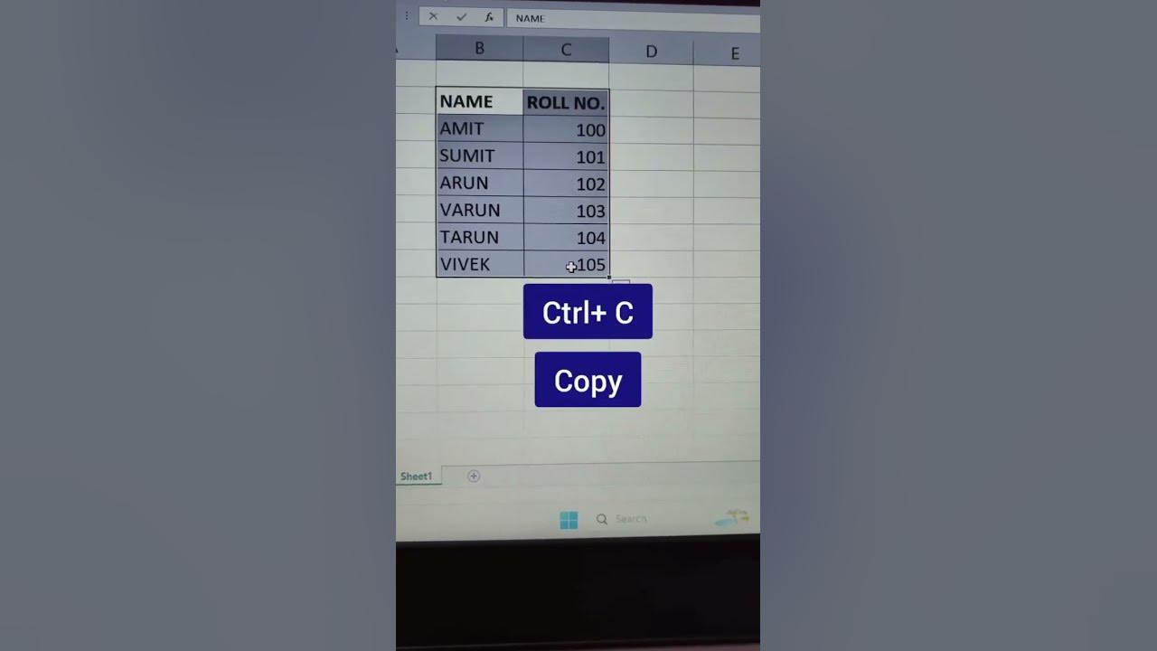 transpose in Excel #shorts #computertechnic #tipsandtricks - YouTube