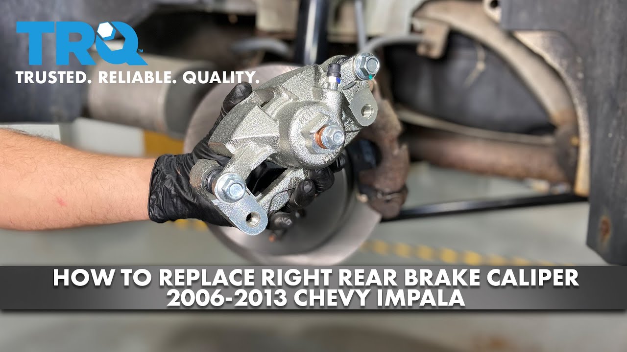 How to Replace Right Rear Brake Caliper 2006-2013 Chevrolet Impala ...