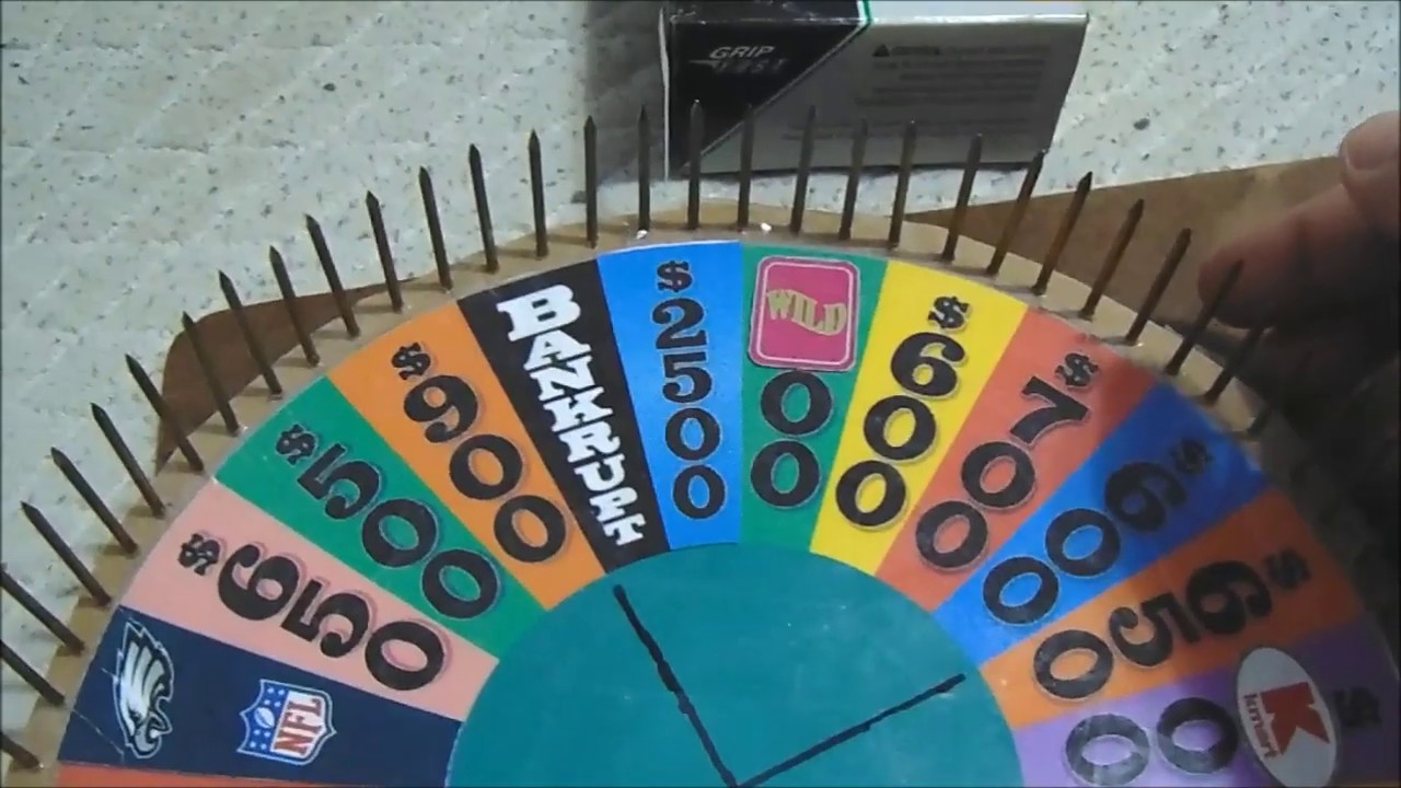 Homemade Wheel Of Fortune 71 - YouTube