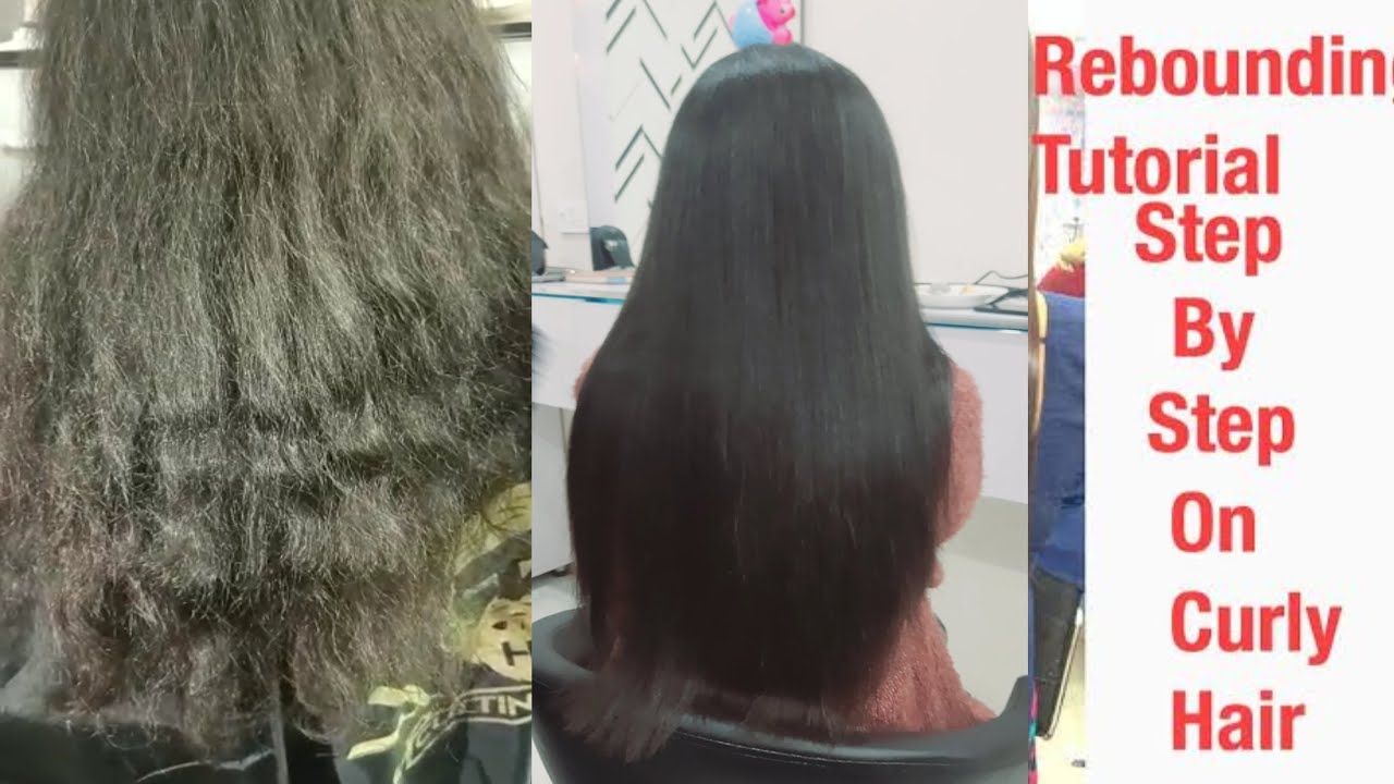 Rebounding Hair Treatment||ریباونڈینگ ہیئر ٹریٹمنٹ #rebonding # ...