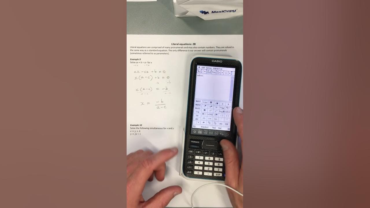 2B: Literal Equations - YouTube