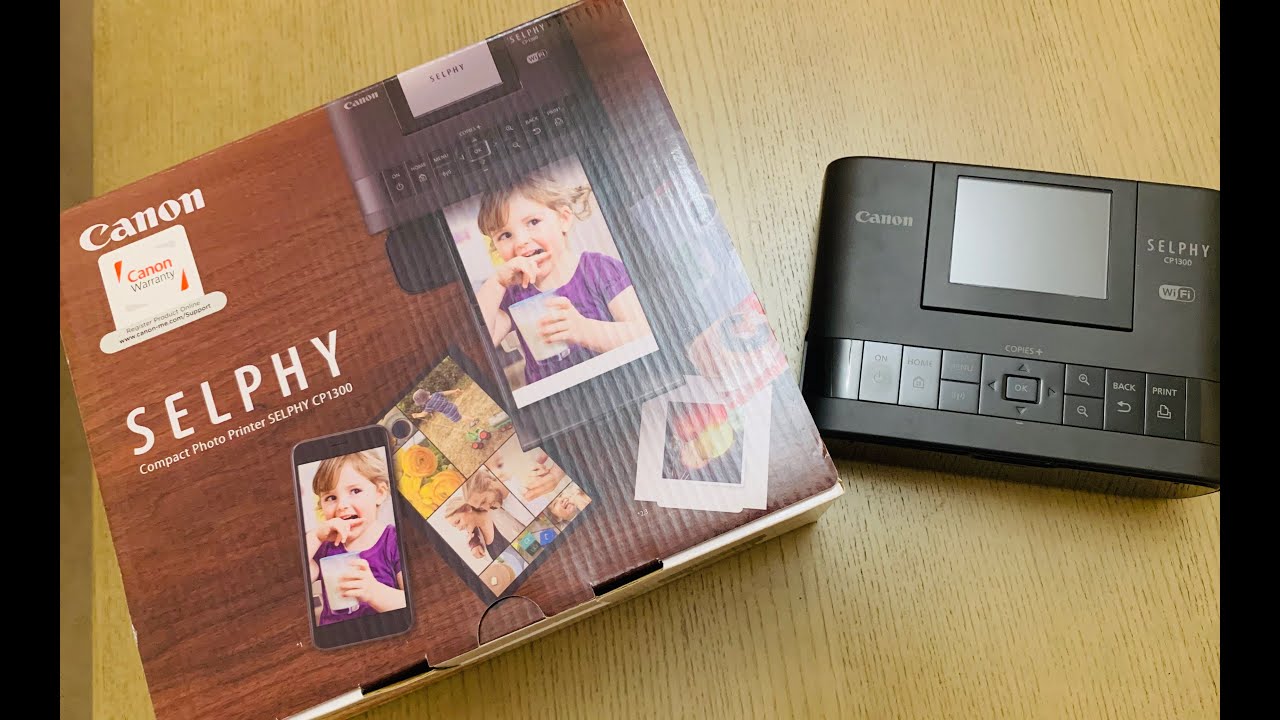 Canon Selphy CP1300- Unboxing and Demo - YouTube