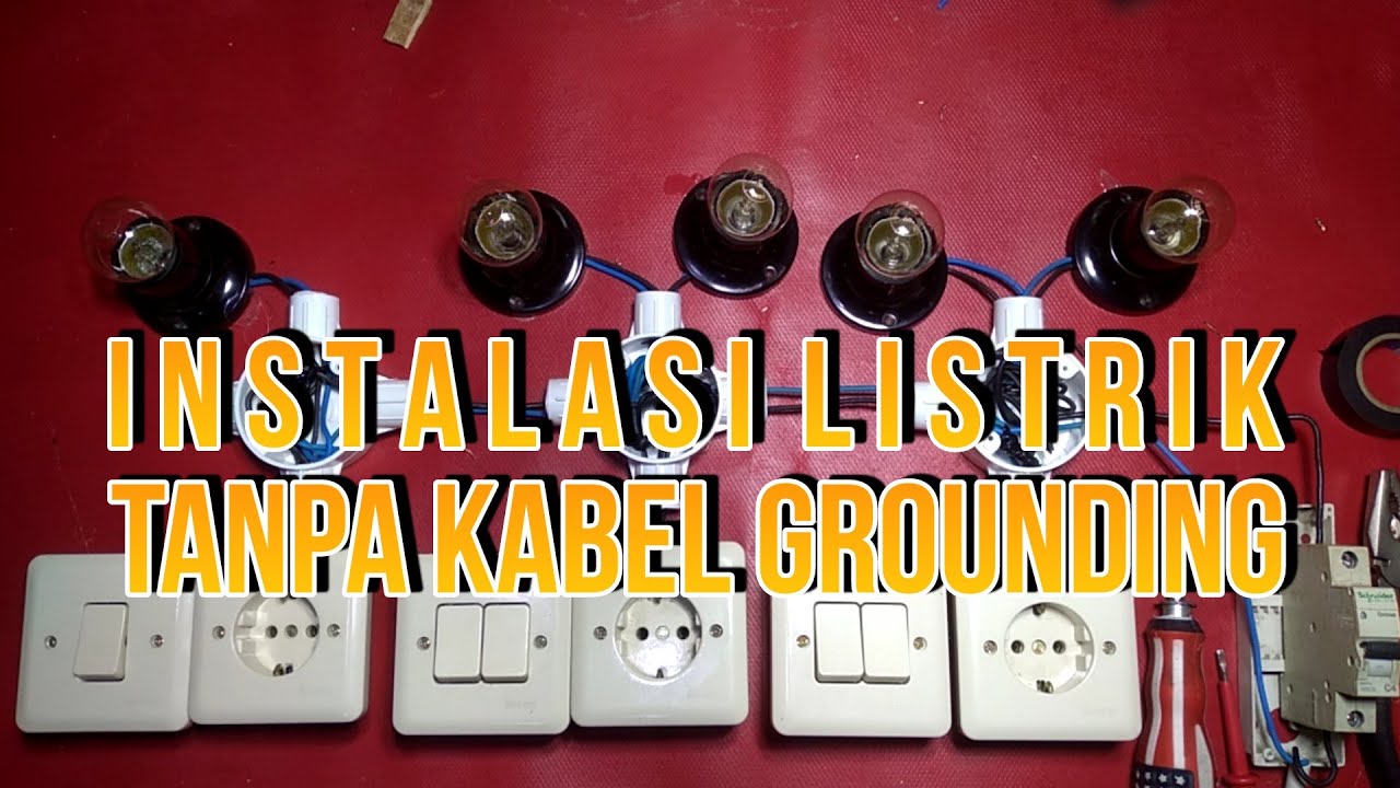 INSTALASI LISTRIK RUMAH TANPA KABEL GROUND - YouTube