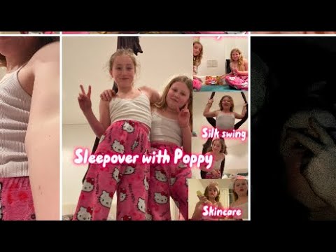Sleepover with Poppy💜(My First Ever Sleepover)ft Poppy💜 - YouTube