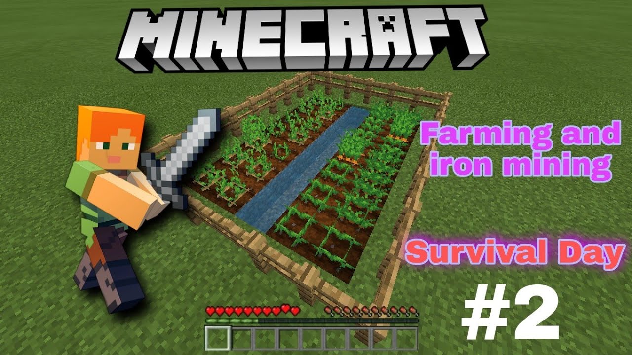 #2 Minecraft Survival day ️ - YouTube