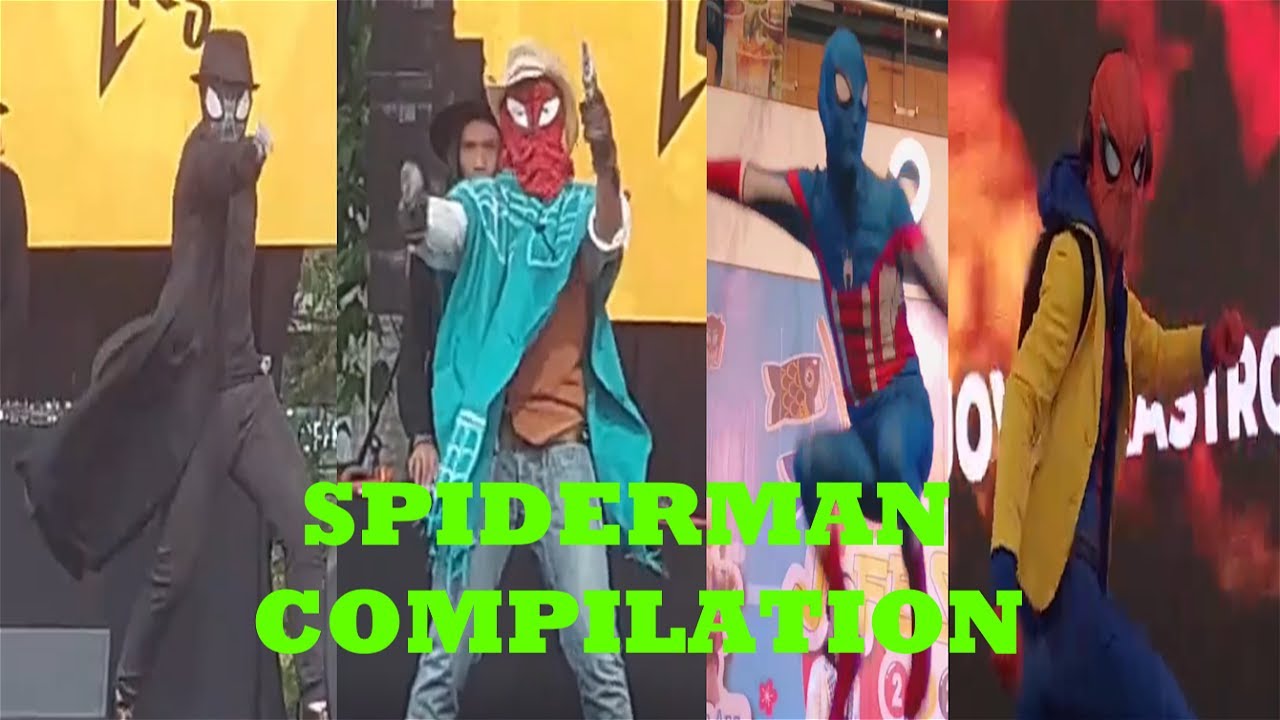 Spiderman Cosplay Performance Compilation - YouTube