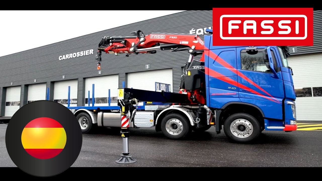 Grúa Fassi F820RA.2.26 xhe-dynamic - YouTube
