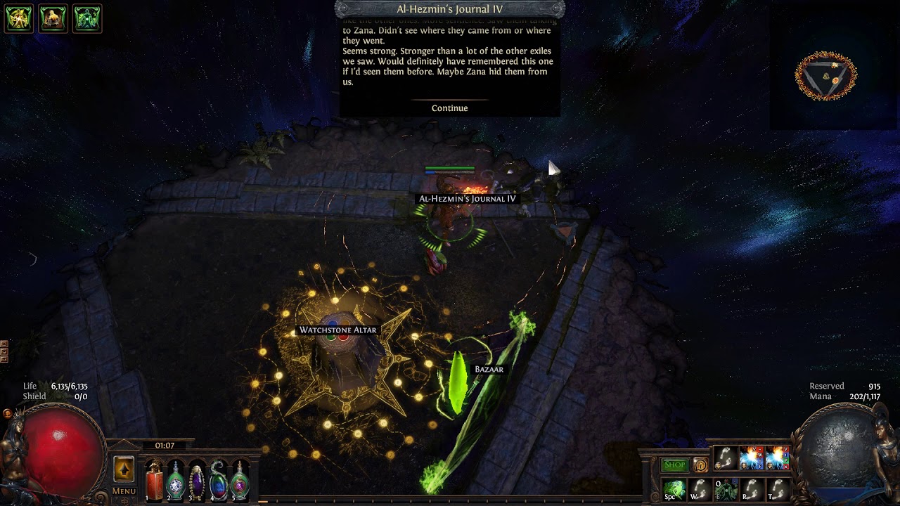 Path of Exile 3.9.2 Al-Hezmin's Journal 4 - YouTube