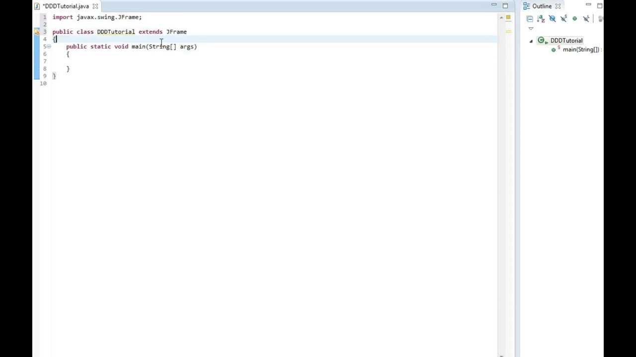 Java Tutorial #1 - 3D From scratch - Fullscreen JFrame - YouTube