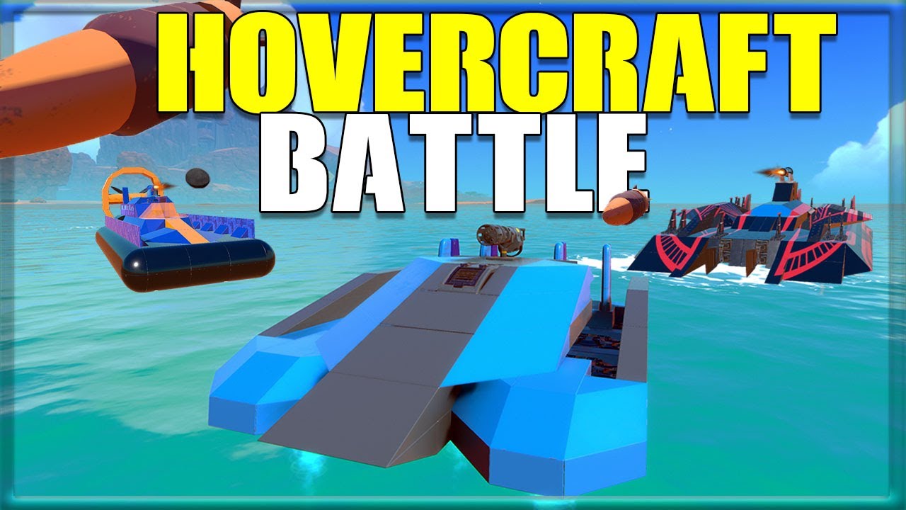 HOVERCRAFT BATTLE but YOU SINK! If you go SLOWER than 30km/h • TRAILMAKERS MULTIPLAYER - YouTube