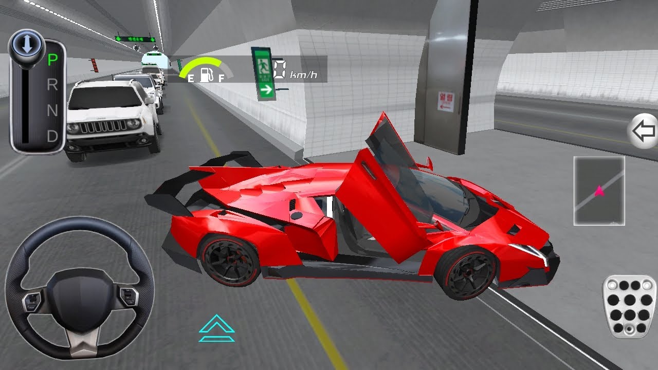 Brand New Red Car is ready for Parking - 3d Driving Class android ...