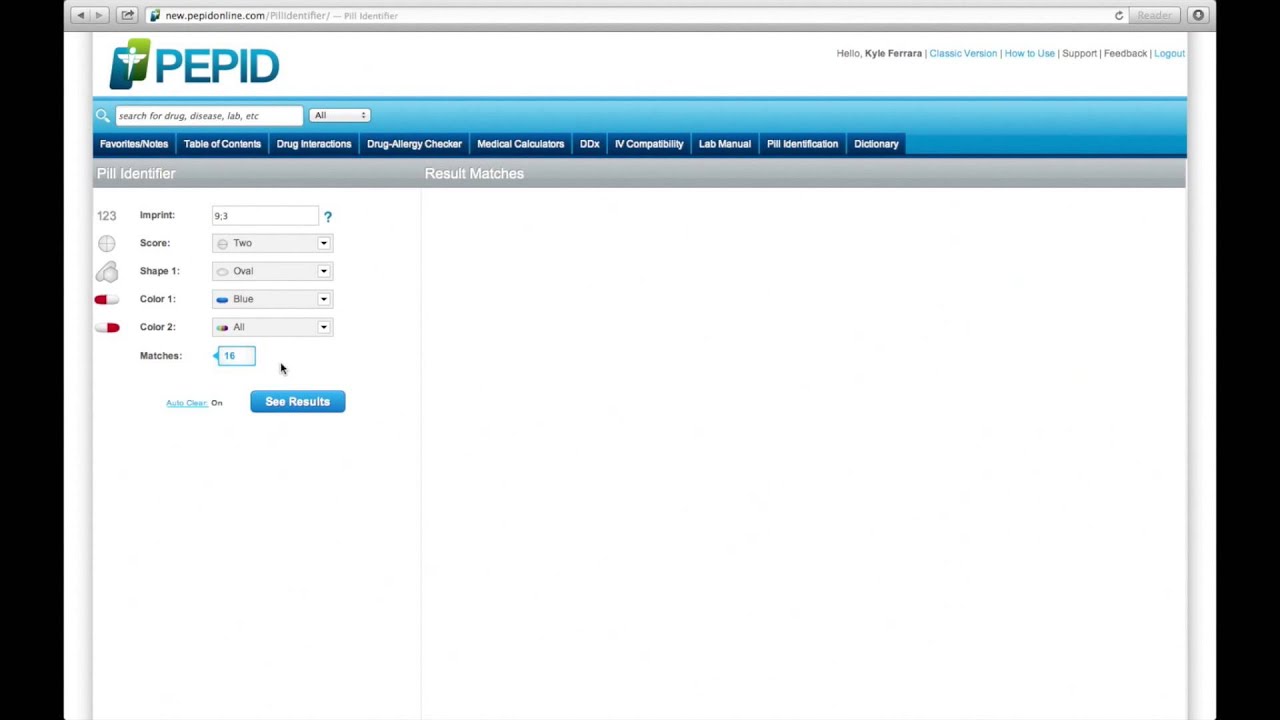 Pill Identifier and Pictures for the New PEPID Connect - YouTube