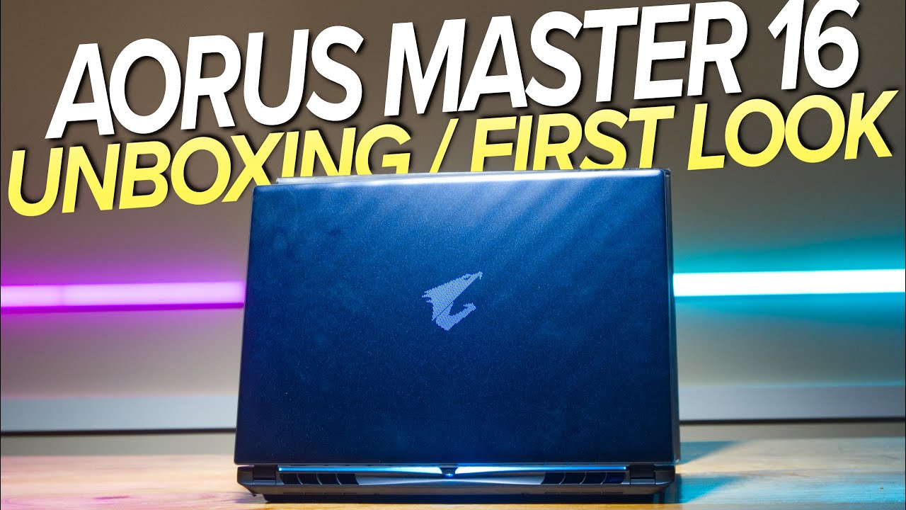 BRAND NEW Redesigned Gigabyte Aorus Master 16 | Unboxing / First Look ...