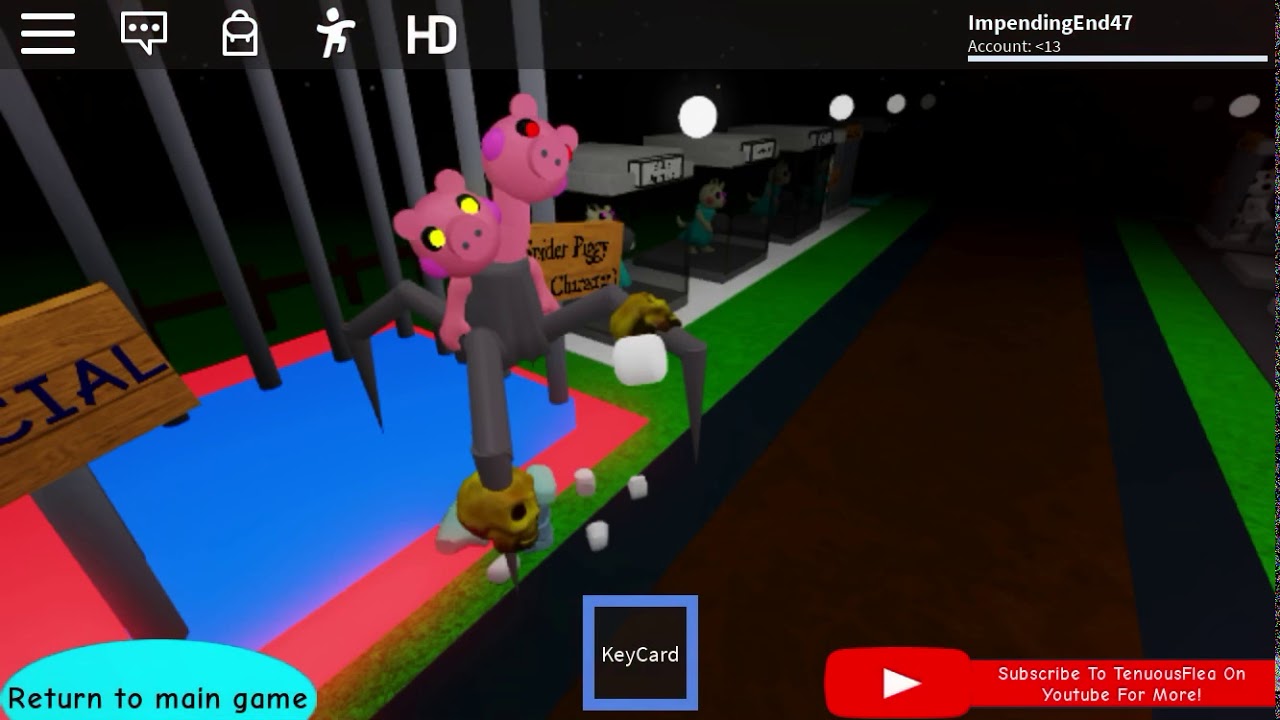 Me vs Magician And Spider Piggy - YouTube