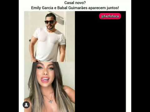 Emily Garcia e babal se beijando