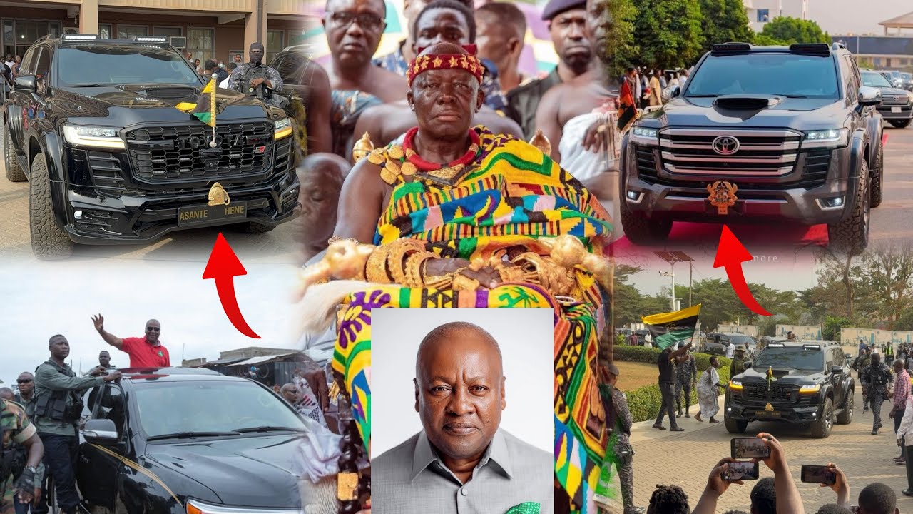 The only two2️⃣ most protected cars in Ghana🇬🇭🚙 Asantehene’s car vrs ...