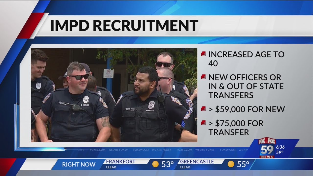 IMPD host recruiting events - YouTube