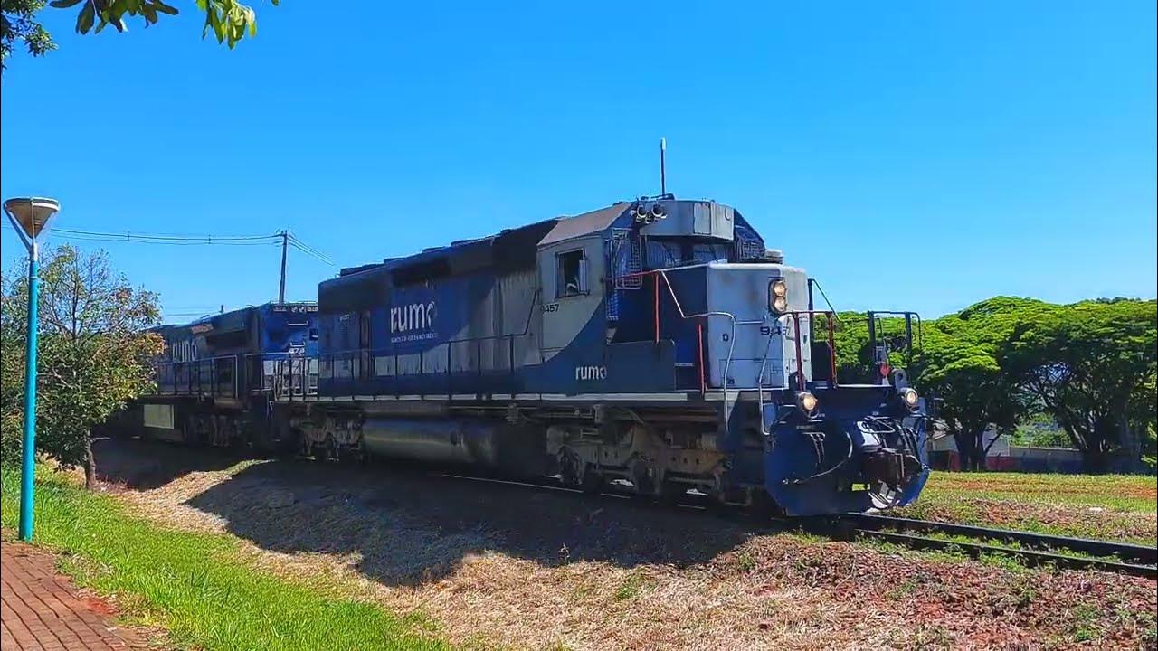 Vazio com Dupla de locomotivas SD40 2 + ES43bbi em Mandaguari PR, Janeiro/2024. - YouTube