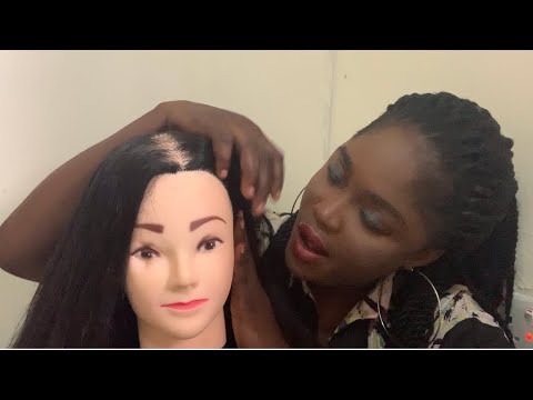 Asmr playing with your hair ,Bubblegum chewing, cracking and snapping ...