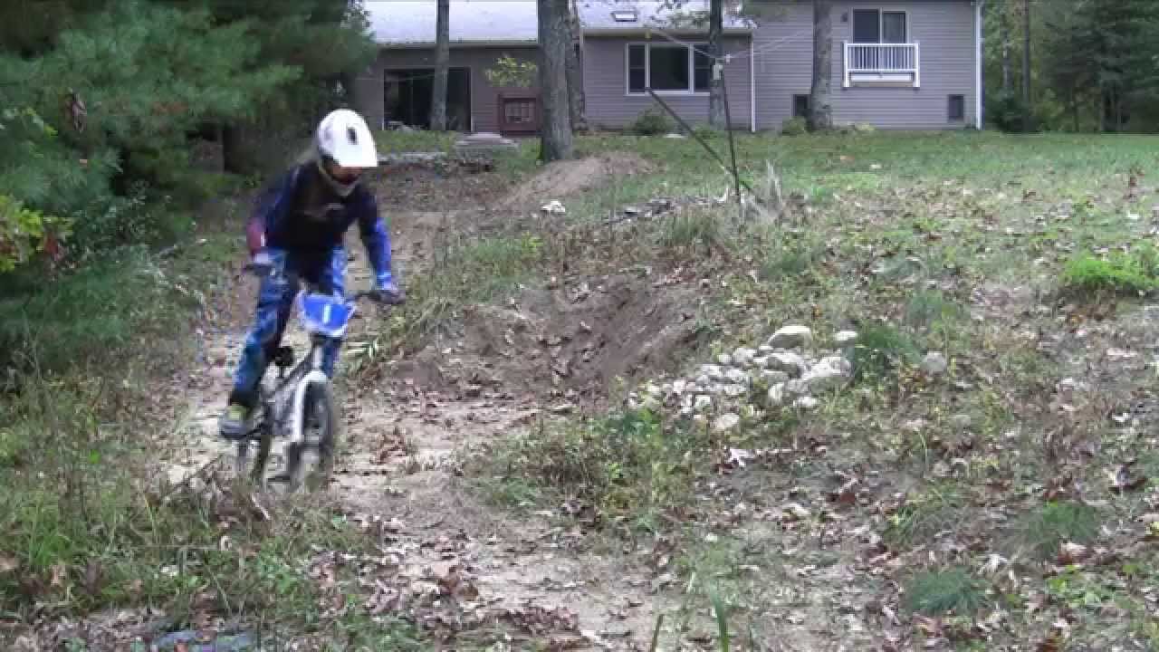 Backyard BMX track update #4 - YouTube