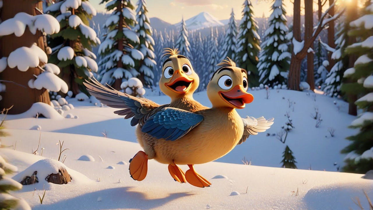 Ducky Dan Puts on Mittens | Winter Song for Kids | Nursery Rhymes and ...