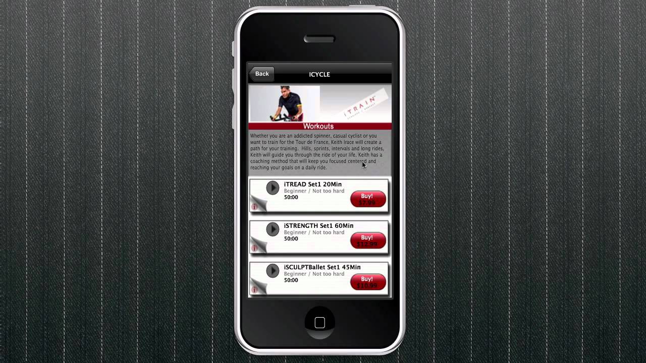 iTrain mobile app (early version demo) - YouTube