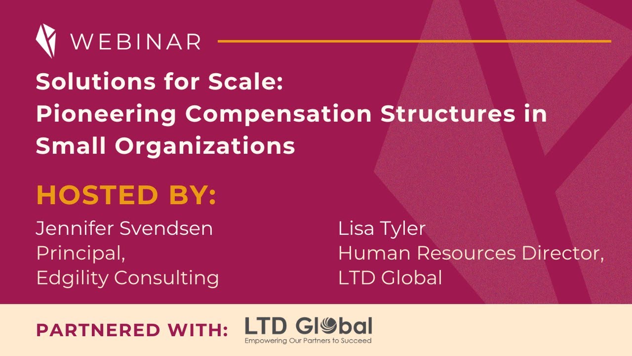 Solutions for Scale: Pioneering Compensation Structures in Small ...