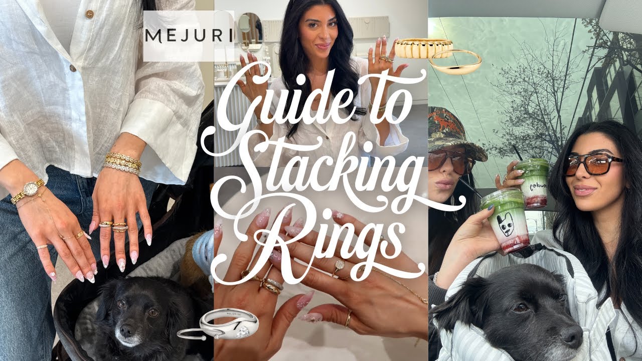 Ring stacking 101: How to Build the Perfect Ring Stack | Mejuri rings - YouTube