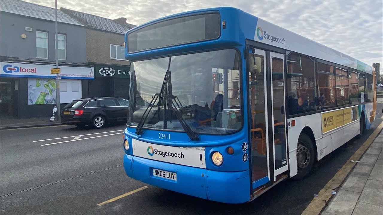 Stagecoach North East MAN 18.220LF Alexander Dennis ALX300 22411 ...