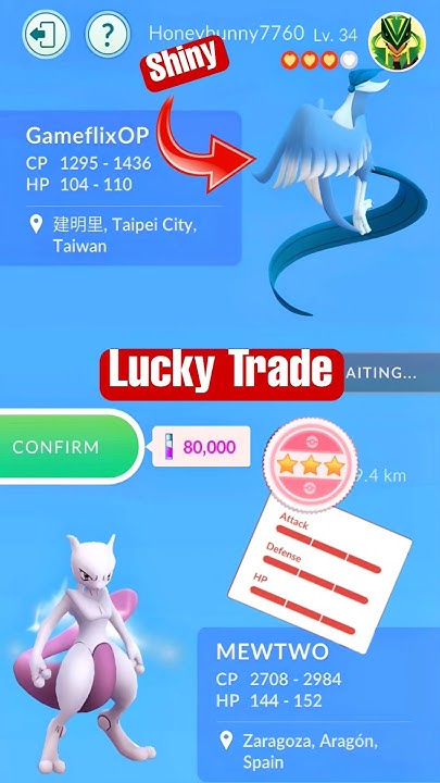 INSANE Lucky Trade! 3-Star Shiny Galarian Articuno 🔥 #PokemonGO #pokemon #shorts - YouTube