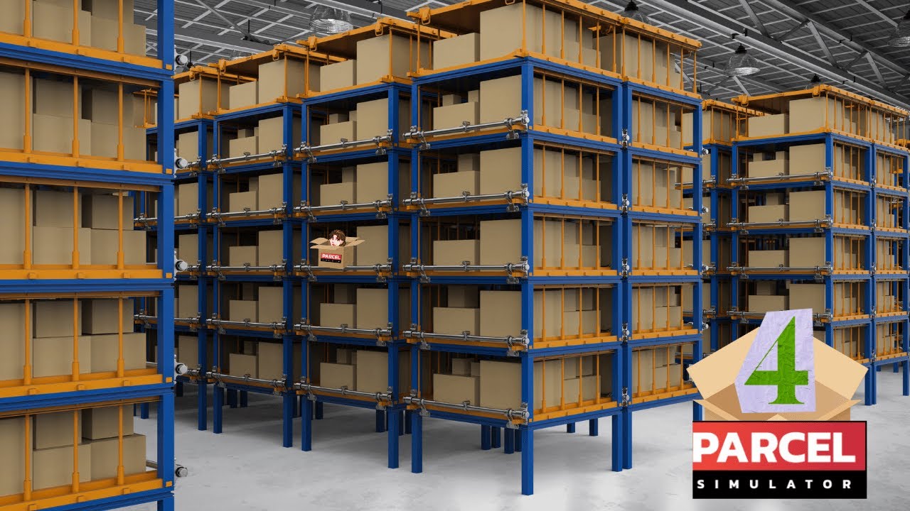 The one where I use storage racks | Parcel Simulator (4) - YouTube