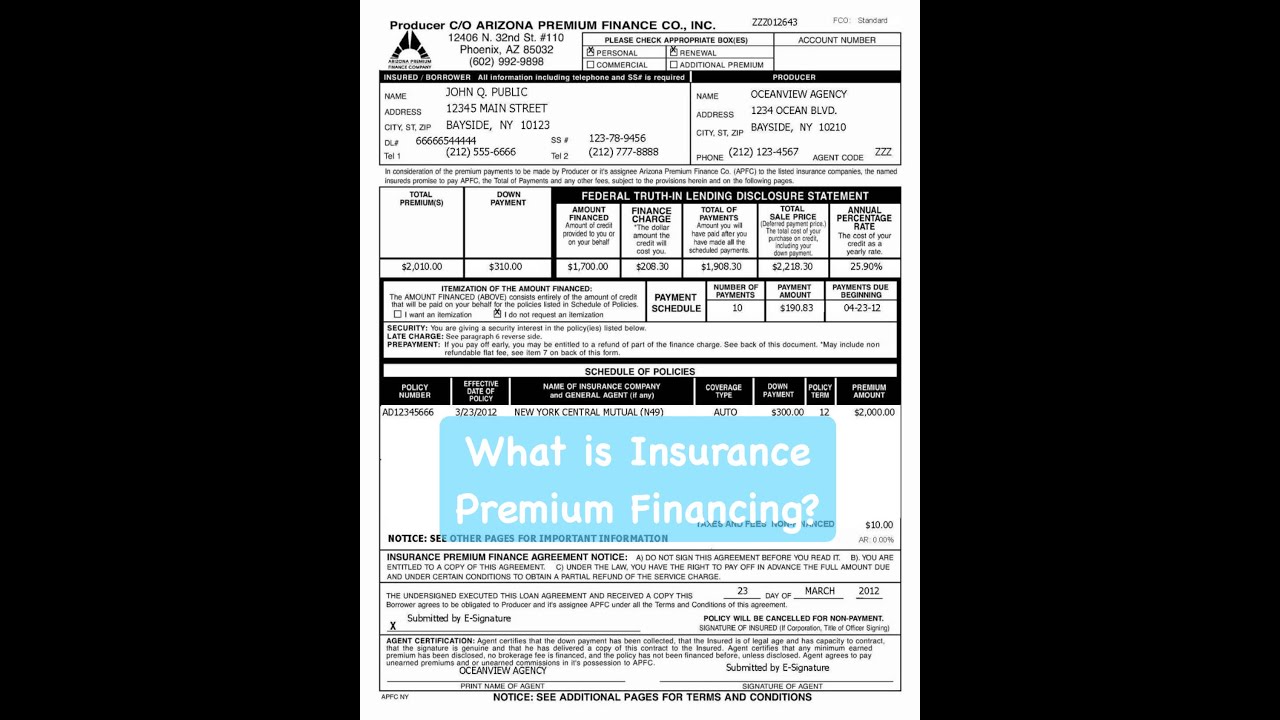 What are Premium Finance Companies and How Can They Help You or Your ...