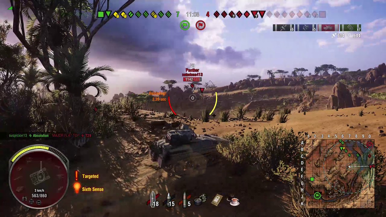 WoT Console: GSR 3301 Setter - Tier 7 British Light: Ace Tanker - YouTube