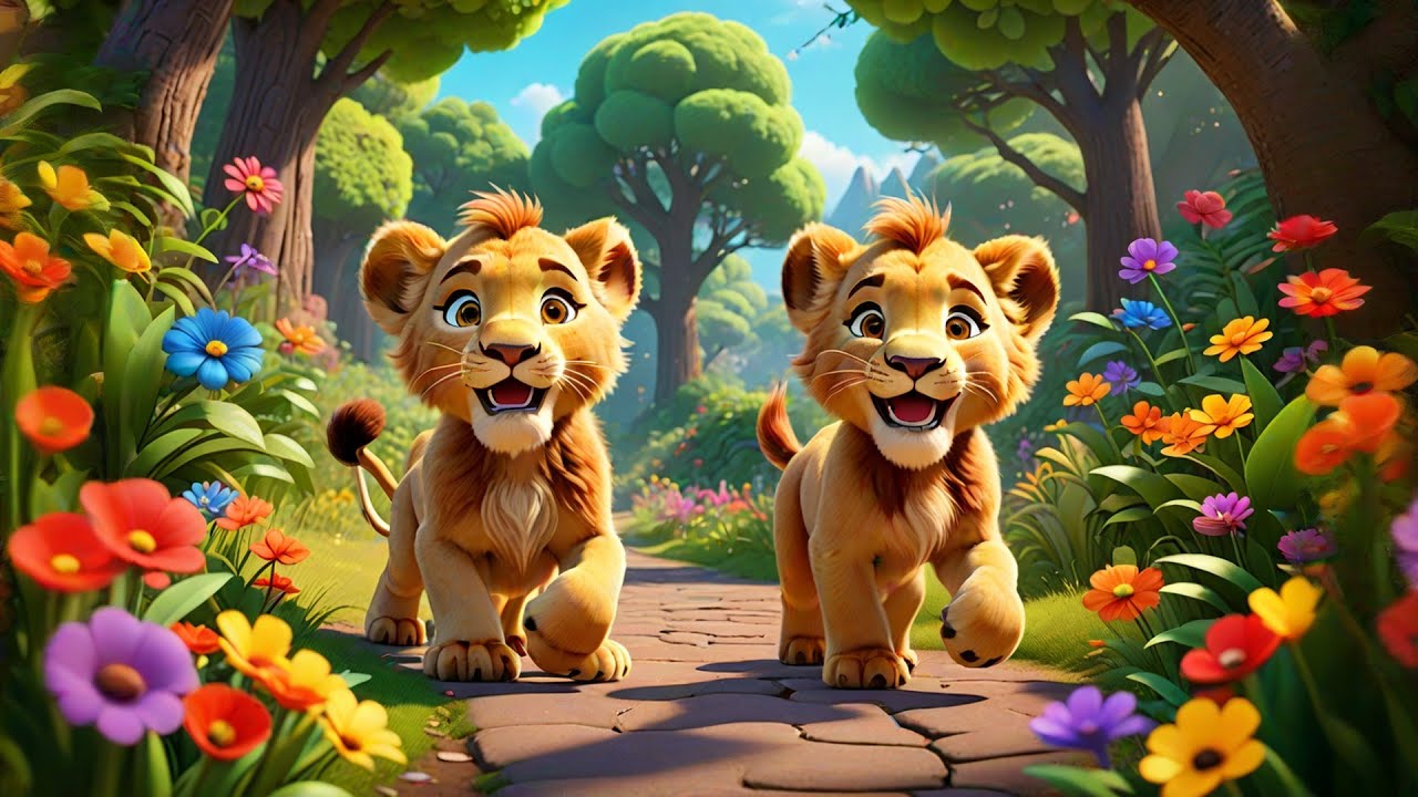 Three Little Lions Count to Ten + More Nursery Rhymes & Kids Songs ...