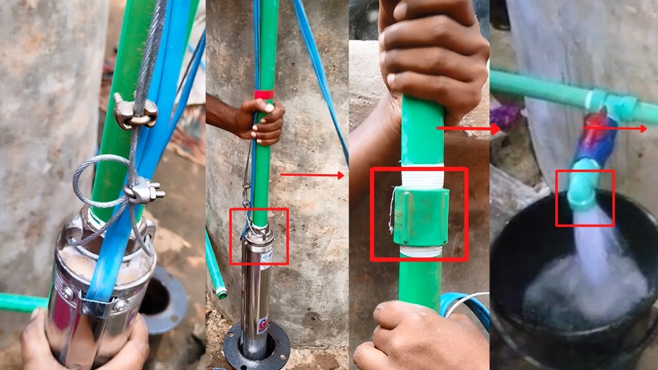 টিউবওয়েল সাবমারসিবল পাম্প সেট করার পদ্ধতি | How to Set a Tubewell ...