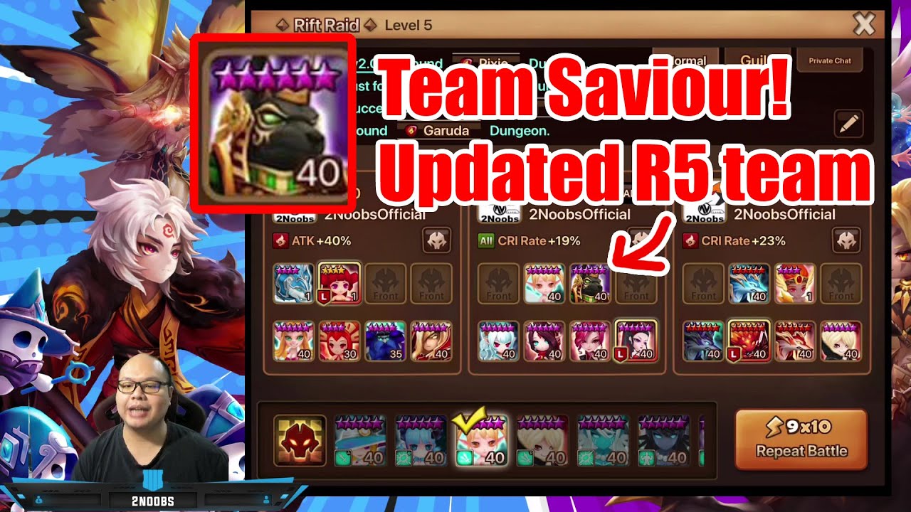 [Summoners war SS2021 EP#201] Iunu (Wind Anubis) and Updated Rift Raid ...