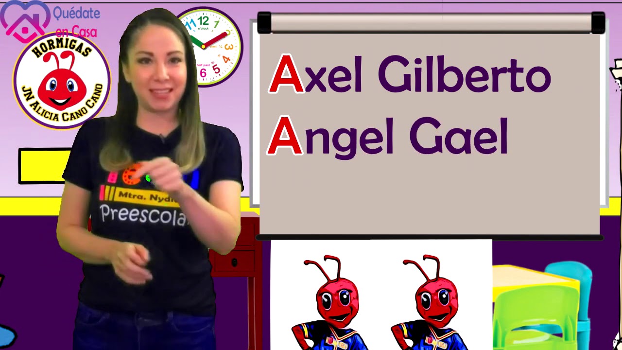 LA LETRA INICIAL DE MI NOMBRE - YouTube