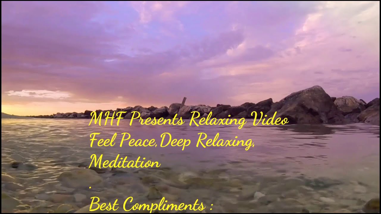 Deep Sleep ,Relaxing lake video ,with Calming Music . Meditation Music ...