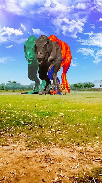 Big Dinosaur chase T-Rex chasing part- 231 #shorts #dinosaur #youtube # ...