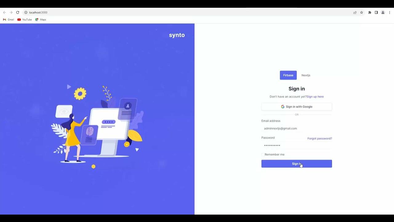 Installation process of Synto Next-Js & Tailwind CSS Admin Dashboard Template - YouTube