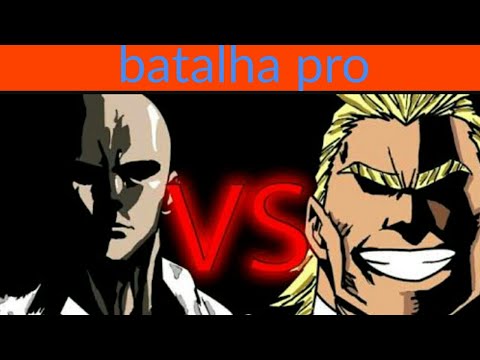 SAITAMA VS ALL MIGHT - BATALHA PRO - YouTube