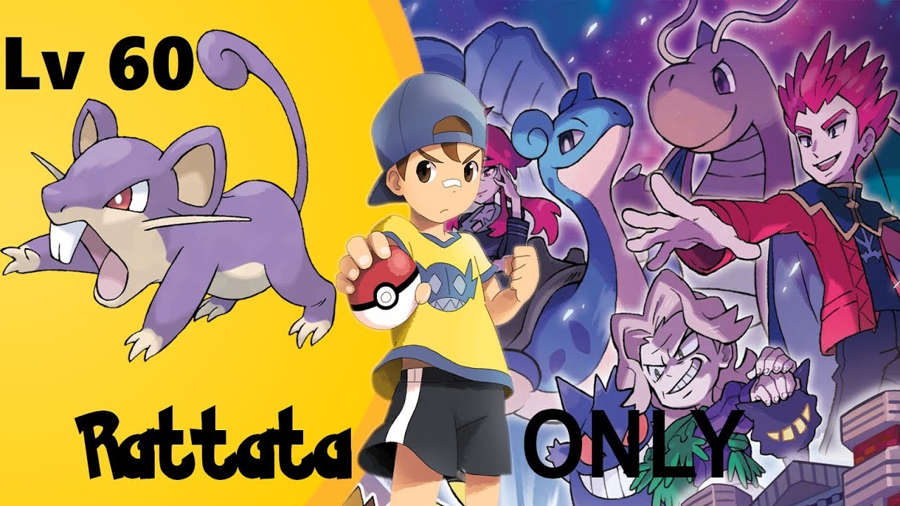 Rattata Only-Can We Beat Pokemon Blue's Elite 4-Youngster Joey ...