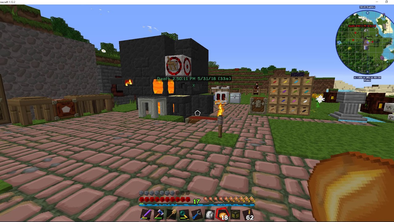 Ep. 17 Direwolf20's mod pack Material Stonework Factory - YouTube