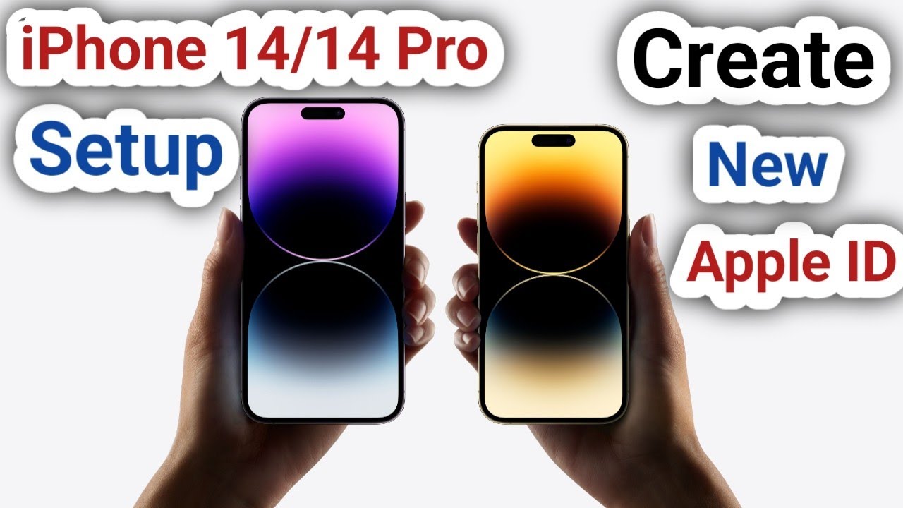 How to Create a new Apple ID & Setup Apple iphone 14 (Pro, & Pro Max ...